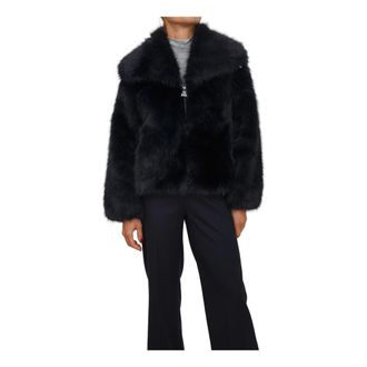 Nenette Pasqua Kurze Jacke aus Kunstpelz - - Jackets - Damen - Blau - XL