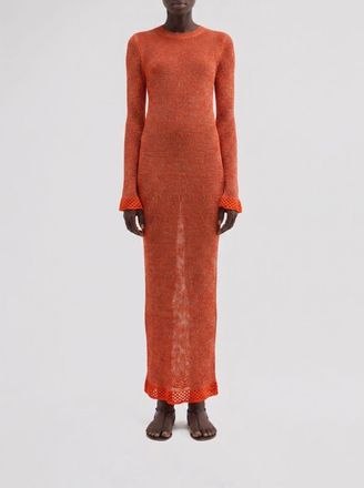 MACCAPANI Robe Femme couleur Orange