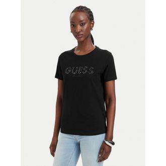Guess T-Shirt W6GI15 K3035 Schwarz Regular Fit