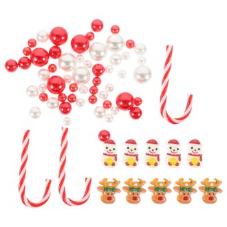 Cabilock Dekorative Vasenfüllperlen aus Acryl Schwimmende Weihnachtsvasenfüller 69 Stück für Tischdekorationen und Selbstgemacht Vasendekor