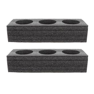 Cabilock Tassenhalter Glashalter Gl&auml;serhalter Platz f&uuml;r bis zu 6 St&uuml;ck - Schaumstoff Glashalter f&uuml;r Wohnmobile Wohnwagen Boote f&uuml;r Camping Wohnwagen Wohnmobile