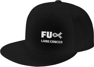 Generic Au Diable La Sensibilisation Au Cancer du Poumon Unisexe Strapback Cap Mode Casquette Hip Hop R&eacute;glable Chapeaux Pare-Soleil pour Camping P&ecirc;che Trucker