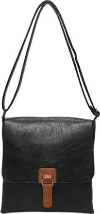 Generic Sac &agrave; bandouli&egrave;re | Sac &agrave; bandouli&egrave;re | Sacoche en cuir vegan | Sac de voyage - Noir