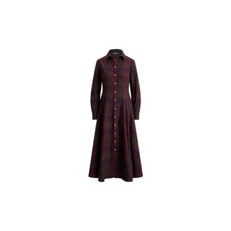 Polo Ralph Lauren Hemdkleid aus Webstoff - - Dresses - Damen - Gr&uuml;n - S