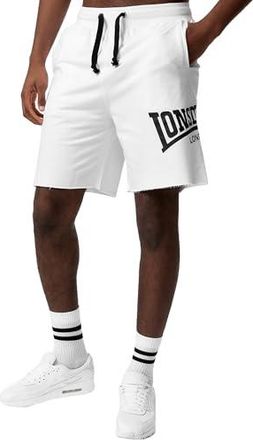 Lonsdale London Polbathic Homme Short Blanc 3XL 100% Coton