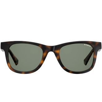 Polaroid Homme, Accessoires, Brun, Taille: 50 MM Havana Vert Lunettes de soleil polarisées