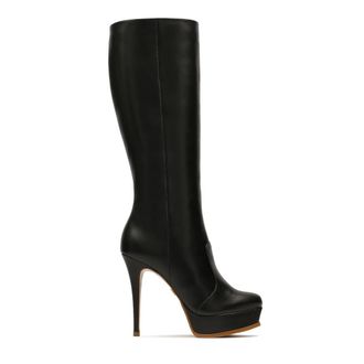 Kazar Schwarze Stiefel mit einer Plattform vorne - - Shoes - Damen - Schwarzk - 41 EU