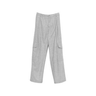 Aspesi Wide Hosen - - Trousers - Damen - Grau - M