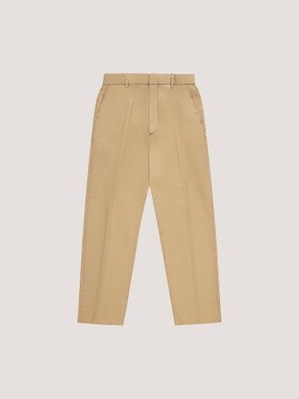 Circolo 1901 Trousers Wide in Twill Sand Gabardine / 48