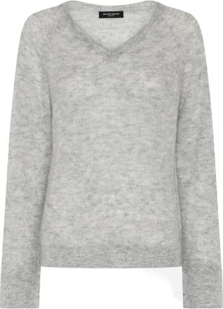 Bruuns Bazaar Femme, Pulls, Gris, Taille: 38 FR FluffyBBAmera Knit