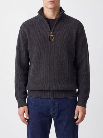 J.W.Anderson Pull &agrave; col montant et demi-zip en laine m&eacute;lang&eacute;e