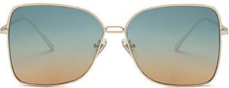 Sojos Lunettes de soleil Femmes Grand carr&eacute;,surdimensionn&eacute; rectangulaire lunettes de soleil de style design SJ1082