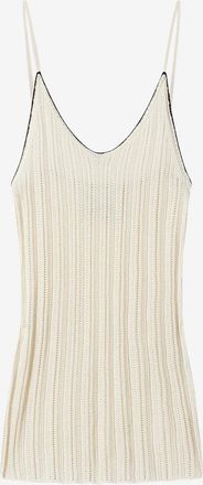 Isabel Marant D&eacute;bardeur En Maille India - Femme - &Eacute;cru - Taille 34 - Isabel Marant