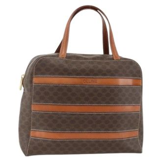 Celine Pre-owned Vintage Macadam PVC Handtasche - - Pre-owned - Damen - Braun - ONE SIZE
