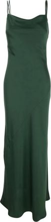 Pla&icirc;n Plain, Femme, Robes, Vert, Taille: 36 FR Spaghetti Long Dress