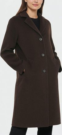 Gerard Darel Manteau droit en laine m&eacute;lang&eacute;e - LATHICIA - Cinnamon