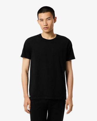 Lacoste 3Er-Pack Lounge-T-Shirts Mit Rundhalsausschnitt, Schwarz