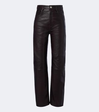 Arma Pantalon ample en cuir