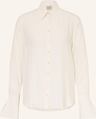 &Eacute;manou &Eacute;manou Hemdbluse Mit Seide weiss