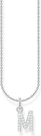 Thomas Sabo Collier lettre M en argent sterling 925 avec zirconium KE2252-051-14