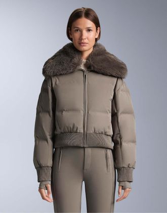 Oysho Minardi Piume - Doudoune de ski imperm&eacute;able - Gris