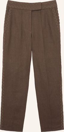 Reiss Reiss 7/8-Chino Mila Aus Leinen braun
