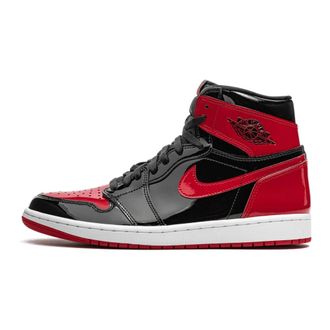 Nike Jordan Patent Bred Retro High OG Sneakers - - Sport - Herren - Mehrfarbig - 44 EU