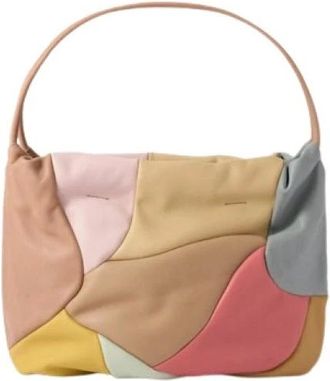 Malababa Femme, Sacs, Multicolore, Taille: ONE Size Grand Sac Bandouli&egrave;re Patchwork