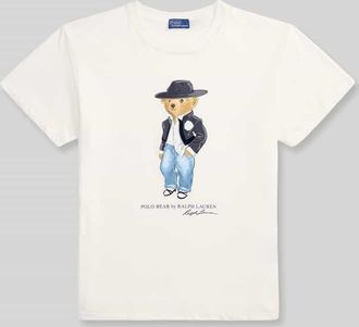 Polo Ralph Lauren T-Shirt mit B&auml;ren-Print
