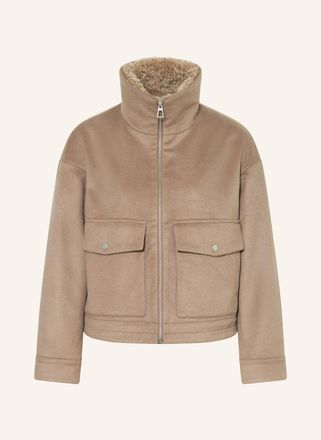 Darling Harbour Darling Harbour Blouson Mit Teddyfell beige