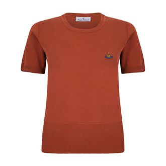 Vivienne Westwood Femme, Pulls, Orange, Taille: 36 FR Bea Cotton T-Shirt