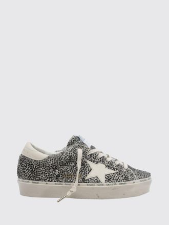 Golden Goose Baskets Hi Star en poulain &agrave; imprim&eacute; animalier avec semelle plateforme
