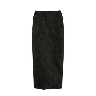 Max Mara Femme, Jupes, Noir, Taille: 38 FR Maxi Skirt