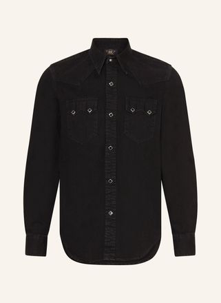 Ralph Lauren Rrl Jeanshemd Slim Fit schwarz