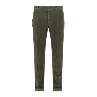 Incotex Pantalon chino - Homme - Pantalons - Vert - Taille: W33