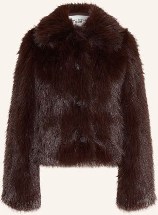 Marc O'Polo Denim Marc Opolo Denim Kunstfell-Jacke braun