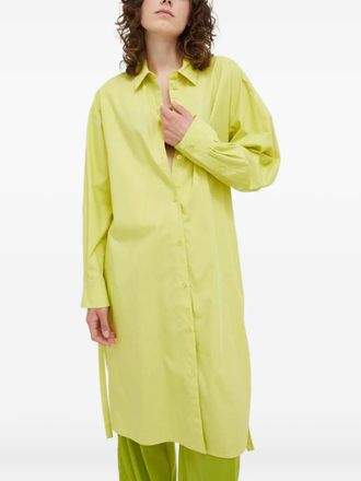 Samsøe & Samsøe robe-chemise à détail noué - Vert