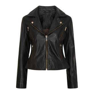 Notyz Lederjacken - - Jackets - Damen - Schwarzk - M