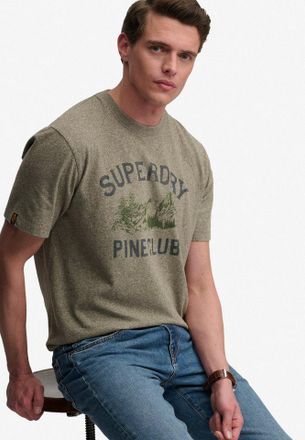 Superdry Rundhalsshirt WILD FRONTIER RLXD TEE Baumwolle, loose fit