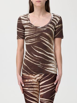 Just Cavalli T-Shirt JUST CAVALLI Femme couleur Marron