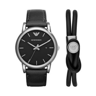 Emporio Armani Homme, Accessoires, Noir, Taille: ONE Size Montre Luigi