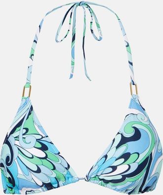 Melissa Odabash Bedrucktes Bikini-Oberteil Cancun