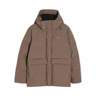 Holzweiler Taupe Daunenjacke f&uuml;r kaltes Wetter - - Jackets - Damen - Grau - L