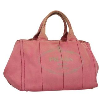 Prada Pre-owned Canvas prada-taschen - - Pre-owned - Damen - Rosa - ONE SIZE