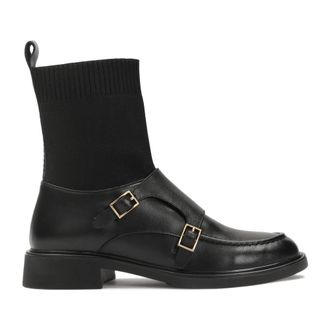 Kazar Schwarze Stiefel mit Sockenschaft - - Shoes - Damen - Schwarzk - 40 EU