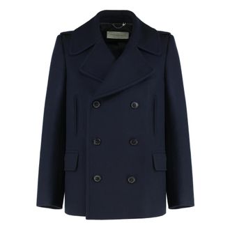 Dries Van Noten Zweireihiger Mantel - - Coats - Herren - Blau - XL