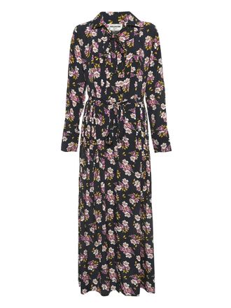 Zadig&Voltaire robe longue &agrave; fleurs - Noir