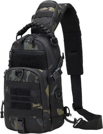 Generic Sac à bandoulière de sport - Sac à bandoulière étanche - Design inspiré de larmée | Sangle réglable pour randonnée, escalade, cyclisme, pêche, camping