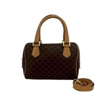 Celine Sac &agrave; main en toile Pre-owned - Femme - Pre-owned - Brun - Taille: ONE Size