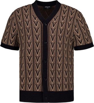 Strellson Herren Kurzarmhemd beige